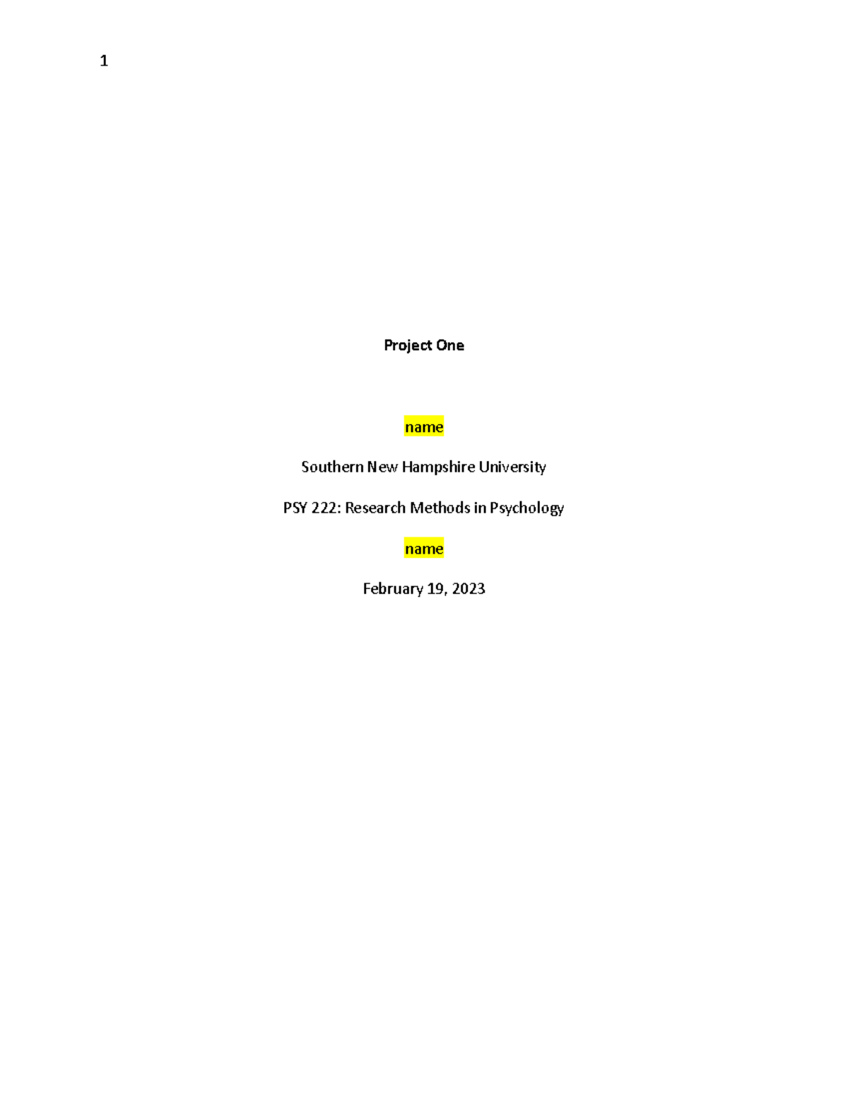 PSY 222: Project One on Emotional Intelligence & Academic Success - Studocu