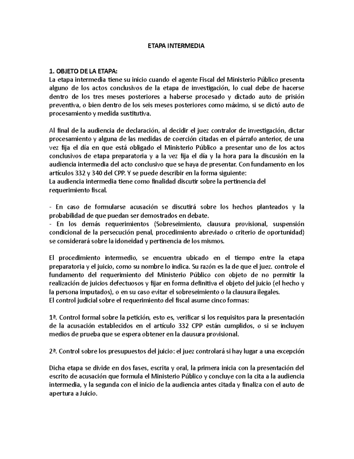 Etapa Intermedia - TE PUEDE AYUDAR - ETAPA INTERMEDIA 1. OBJETO DE LA ...