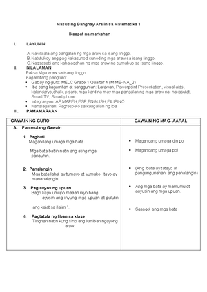 Detailed Lesson Plan-Math-Repeating-Pattern-Obias - Detailed Lesson ...