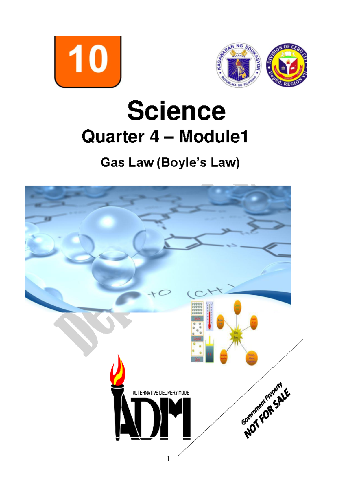 1 Q4 Science - Science Quarter 4 – Module Gas Law (Boyle’s Law) Quarter ...