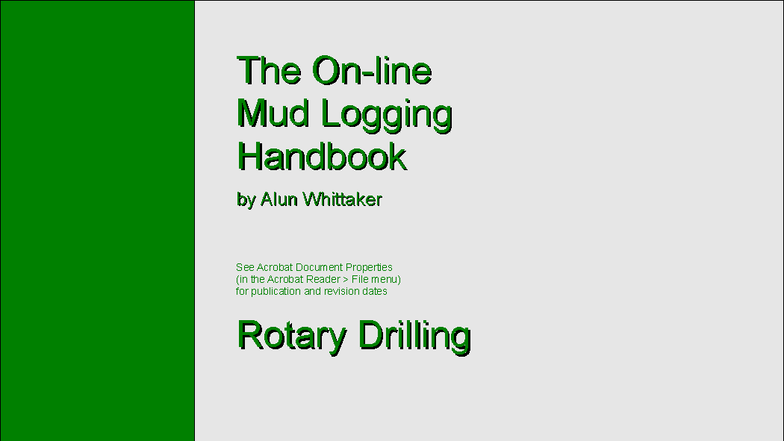 Mud Logging Handbook: Chapter 4 - Rotary Drilling Insights - Studocu
