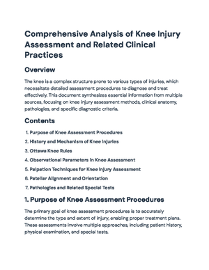 Injury Assessment: A Comprehensive Guide for Healthcare Professionals ...