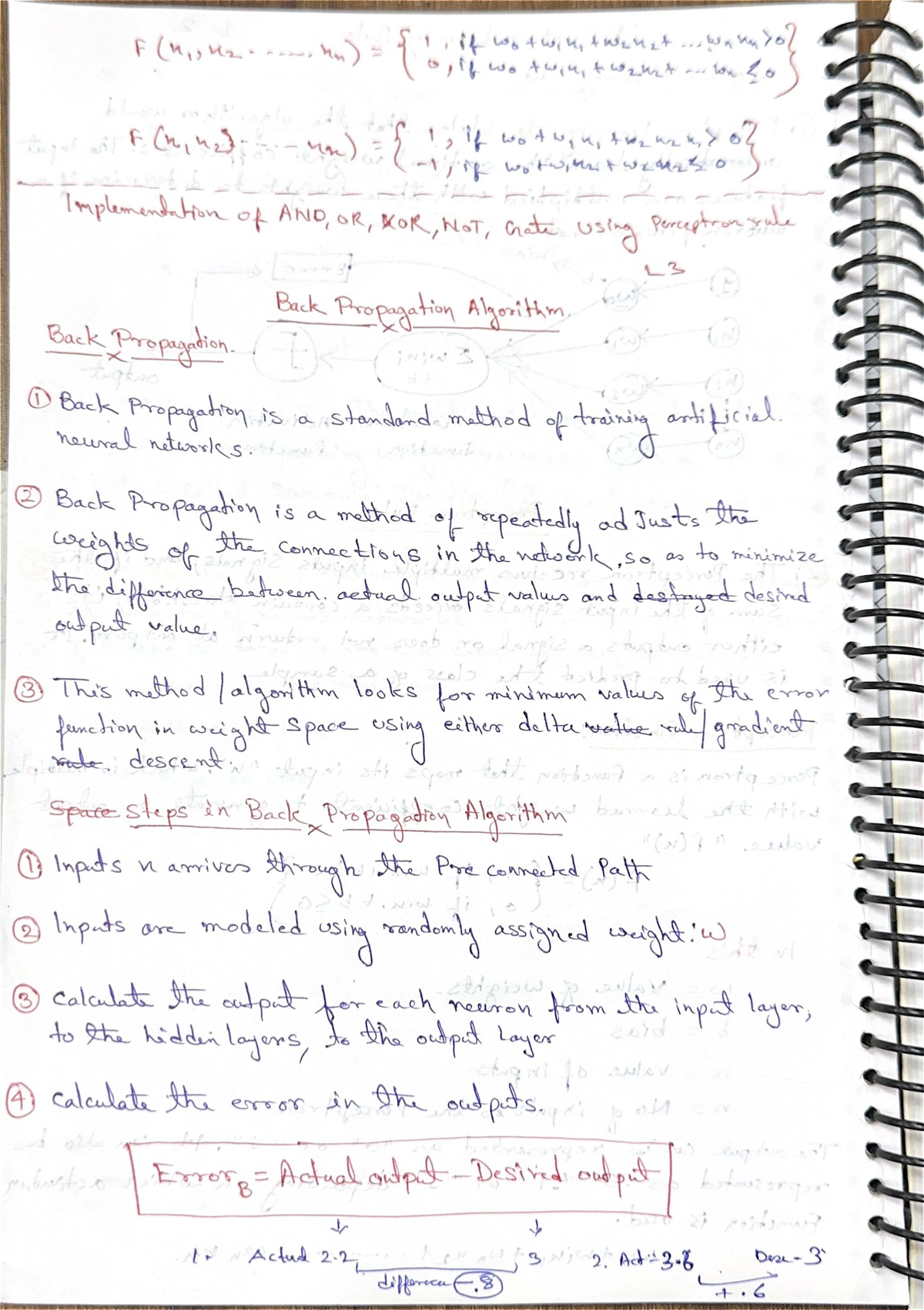 Implementation of Logic Gates using Perceptron & Back Propagation - Studocu