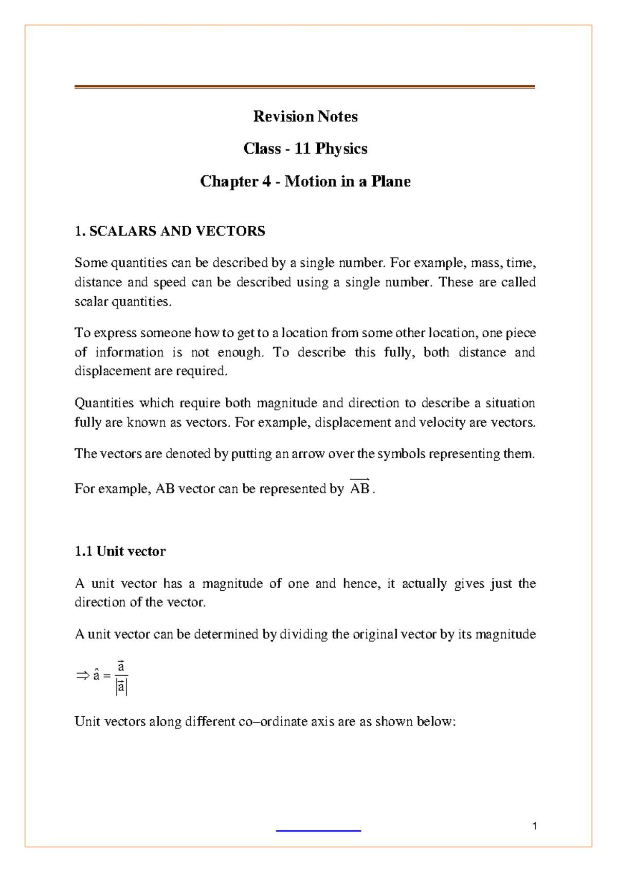 Class 11 Business Studies Chapter 2 - Revision Notes - Revision Notes ...