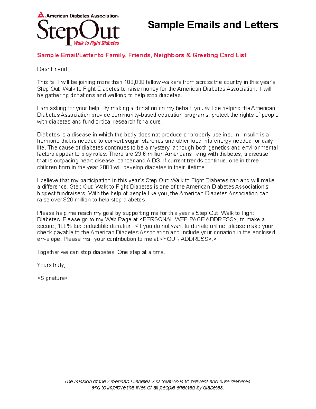 Sample Email Letters - Sample Email/Letter to Family, Friends ...