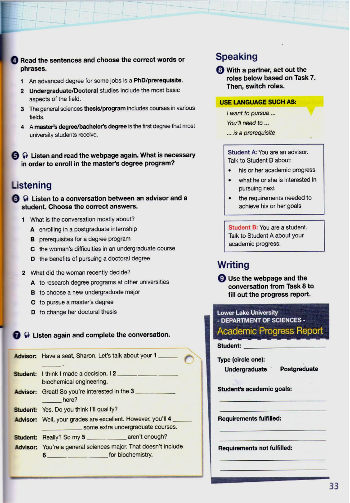 Education 2 - Technical Vocabulary Practice Exercises - Studocu