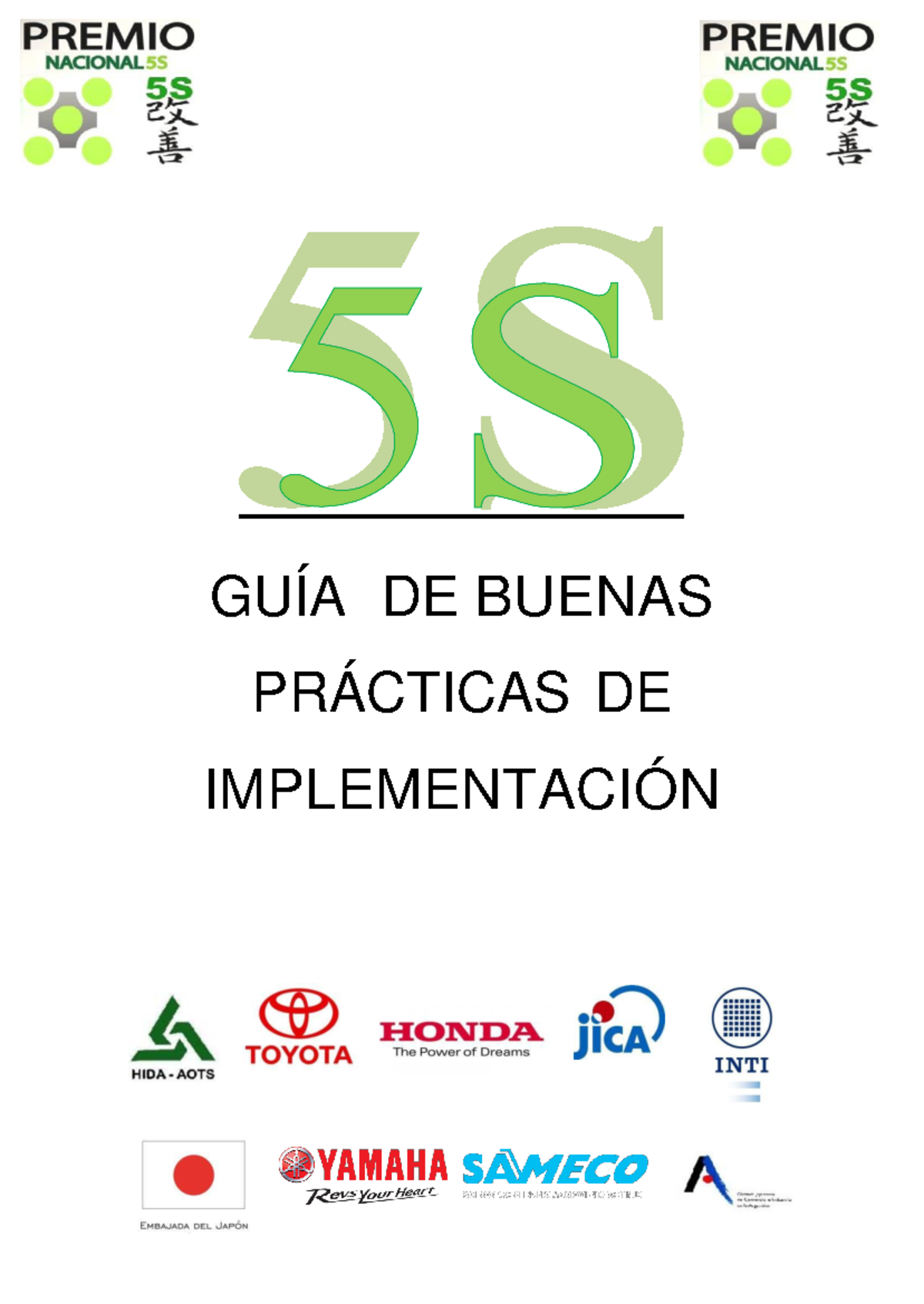 Guía de Buenas Prácticas para la Implementación de 5S: Eficiencia ...