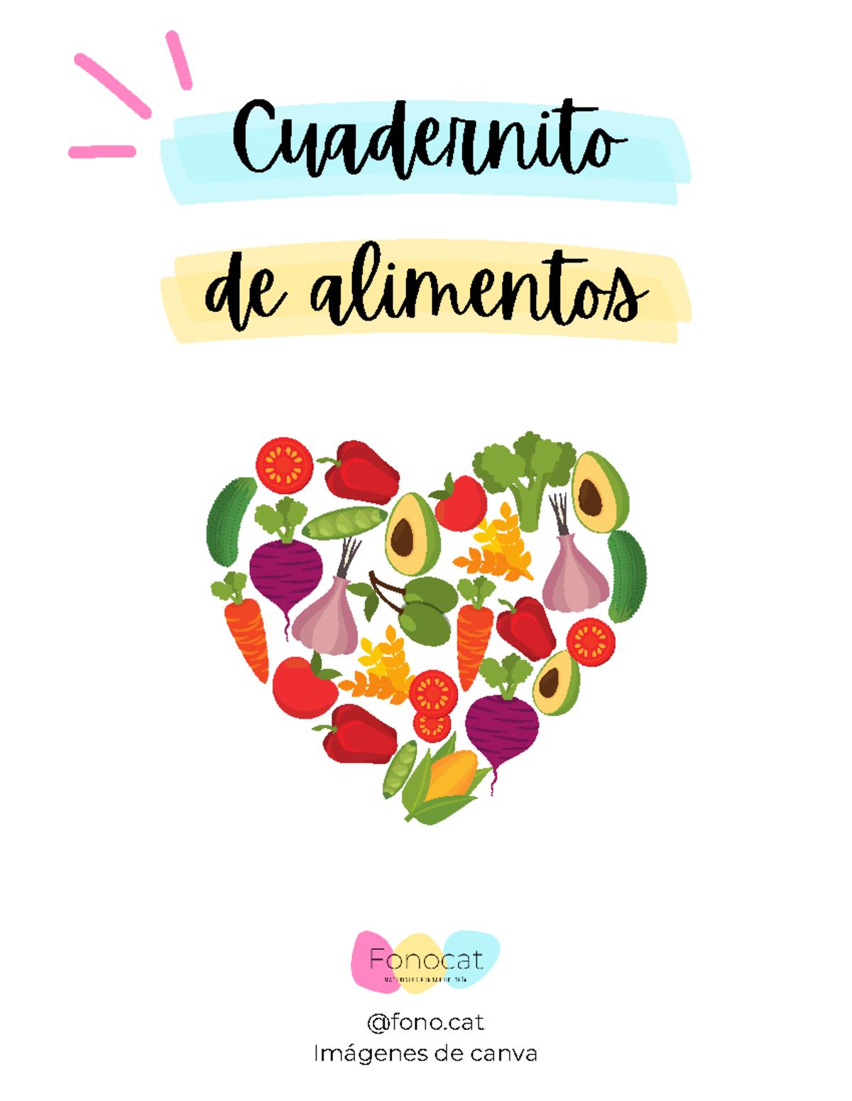 Cuadernito de alimentos - Cuadernito de alimentos @fono Imágenes de ...
