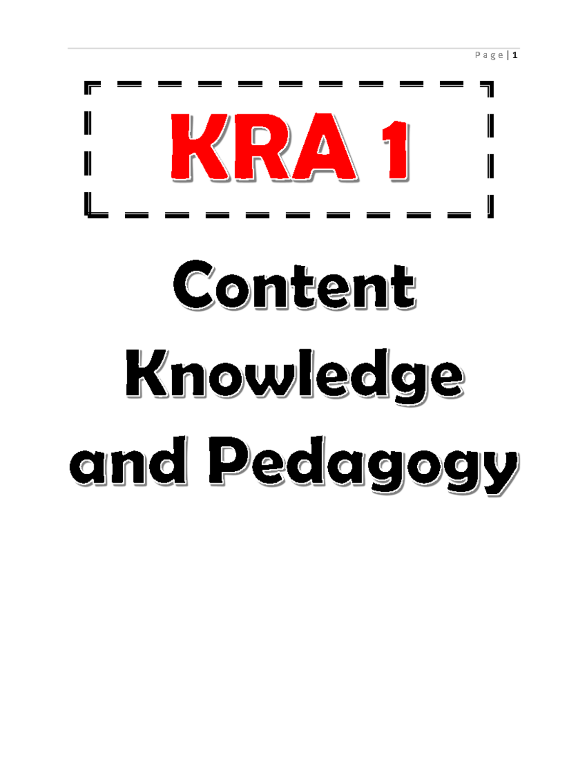 Practice Teaching Portfolio ELLA: Content Knowledge & Pedagogy Insights - Studocu