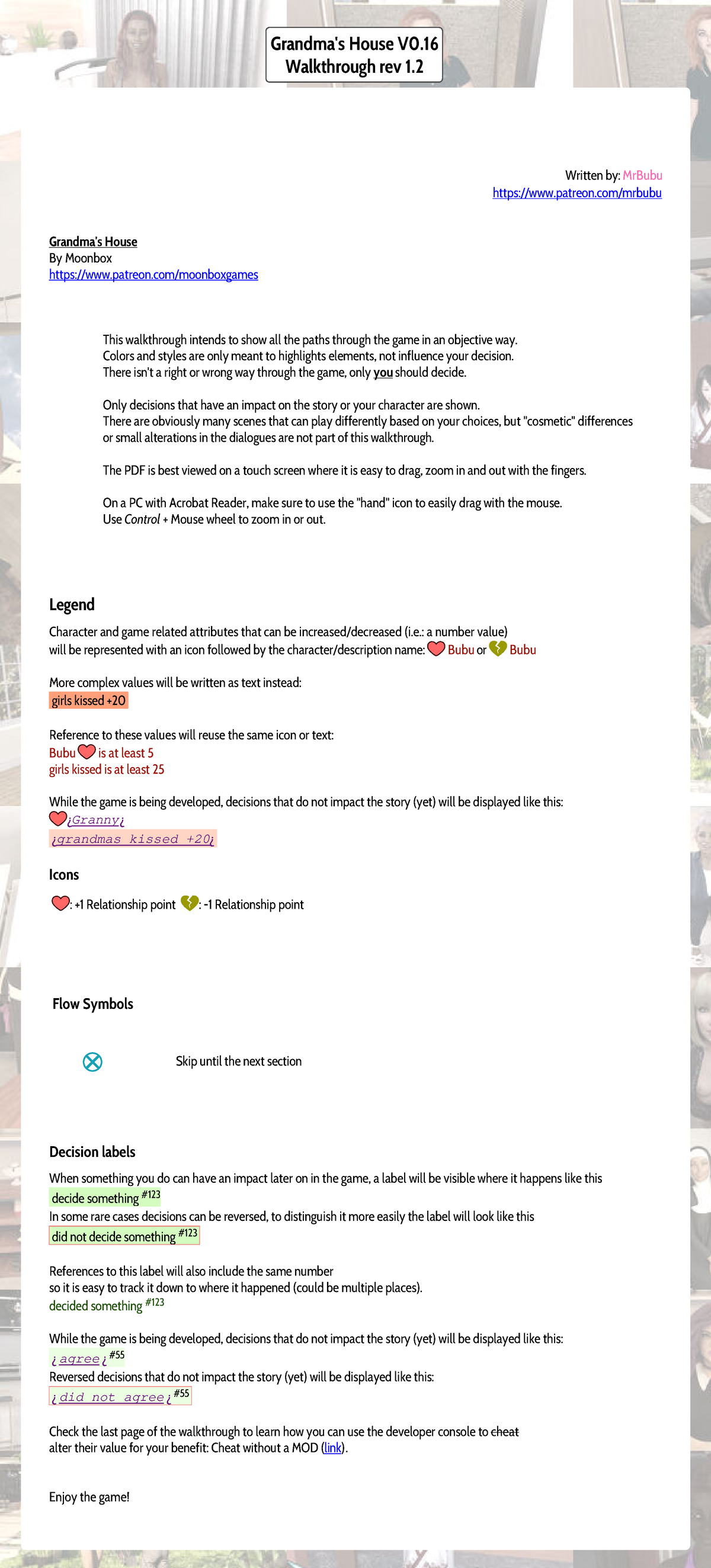 Grandma's House V0 - Complete Walkthrough for All Paths - Studocu