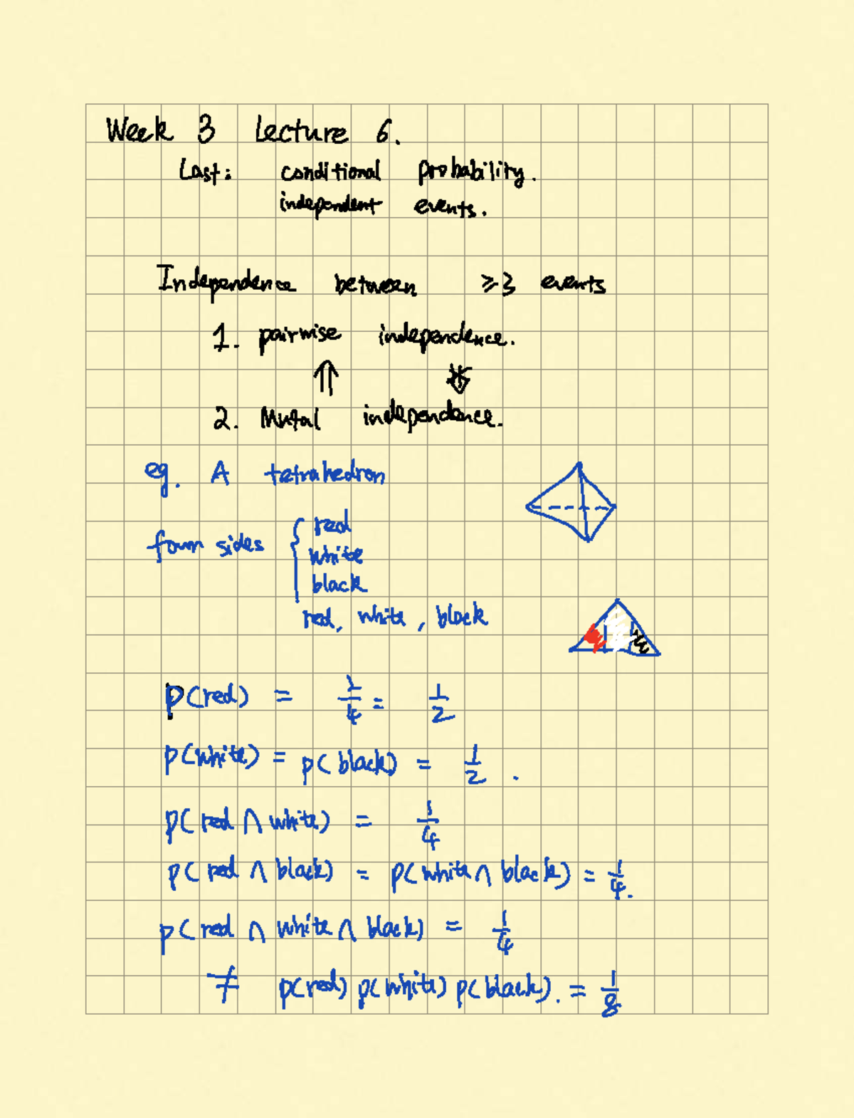 Bayes Theorem and Independence in Probability - Lecture Notes IT 23 ...