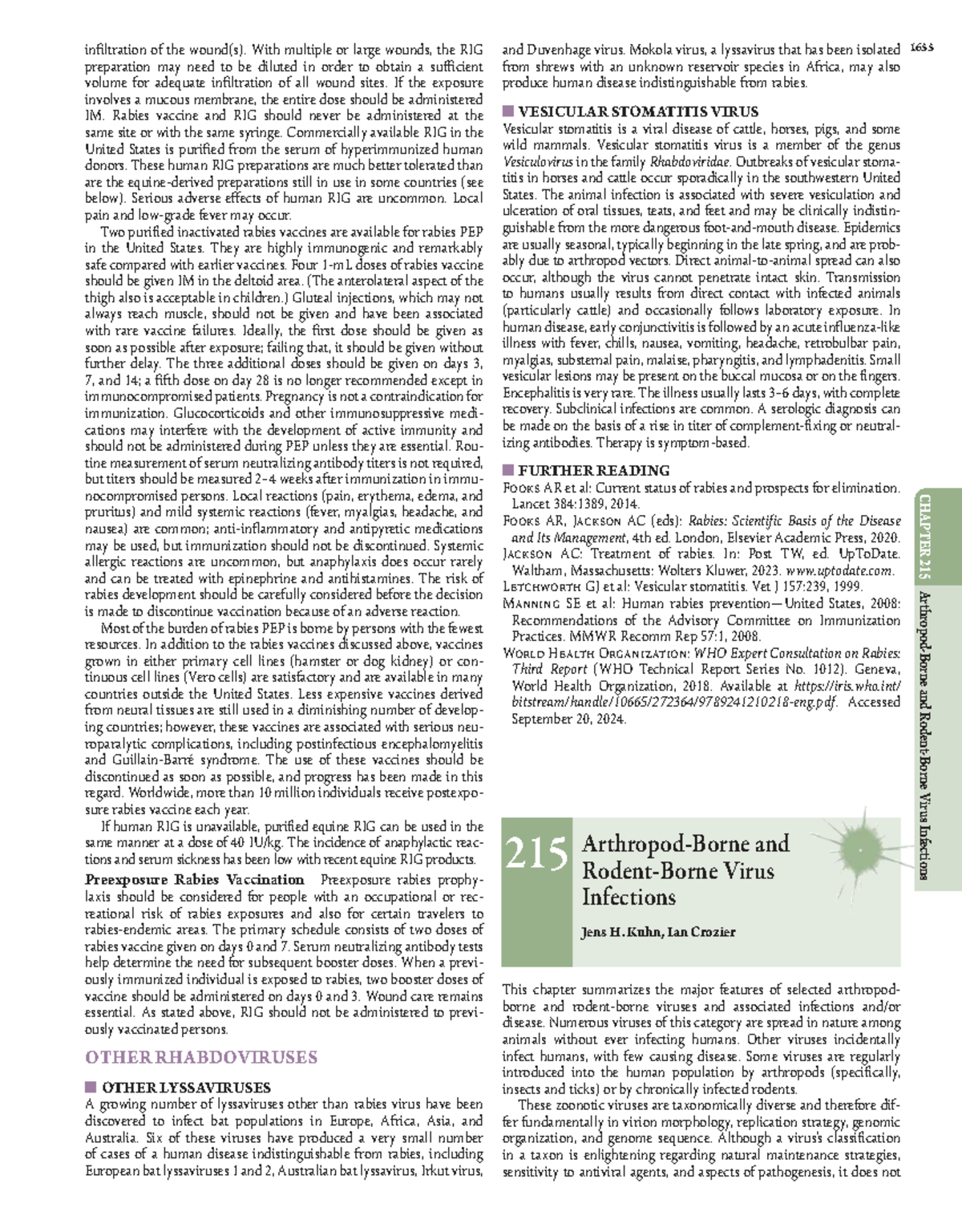 Harrison's Principles of Internal Medicine (22nd Ed.) - Rhabdoviruses ...