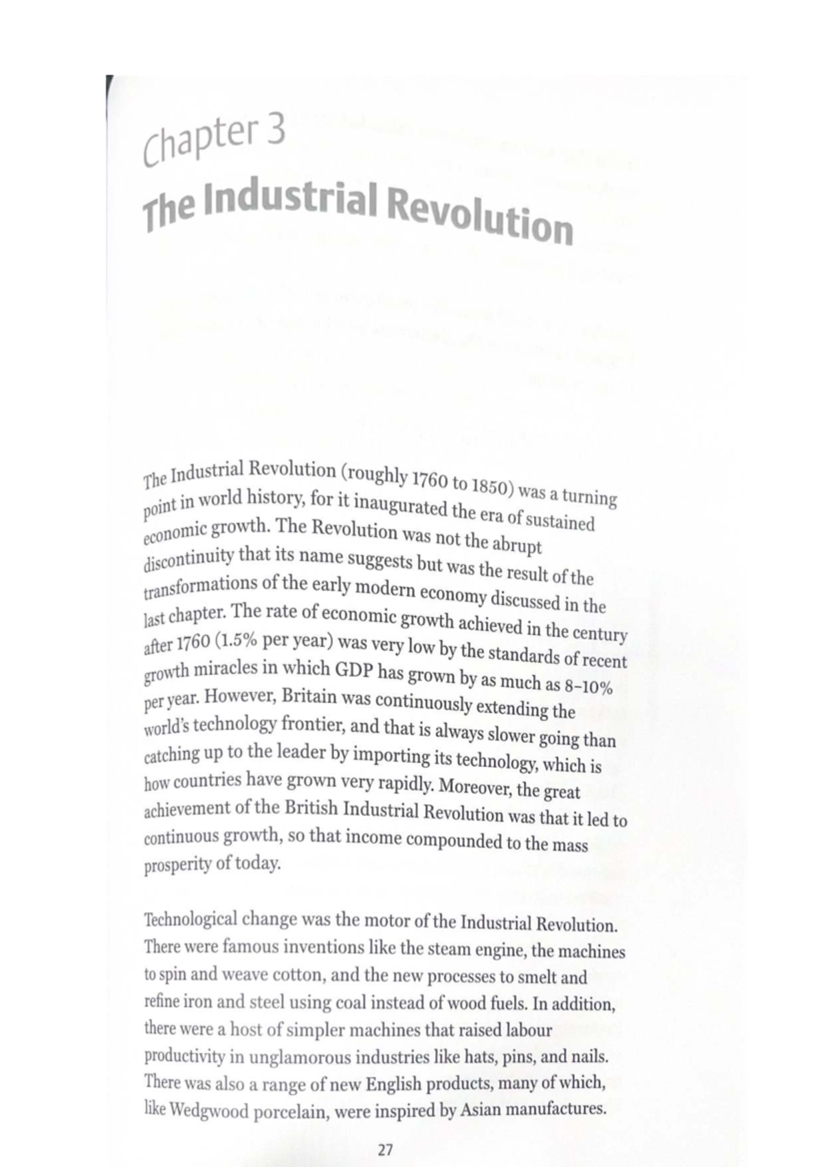 Chapter 3: The Industrial Revolution - Studocu