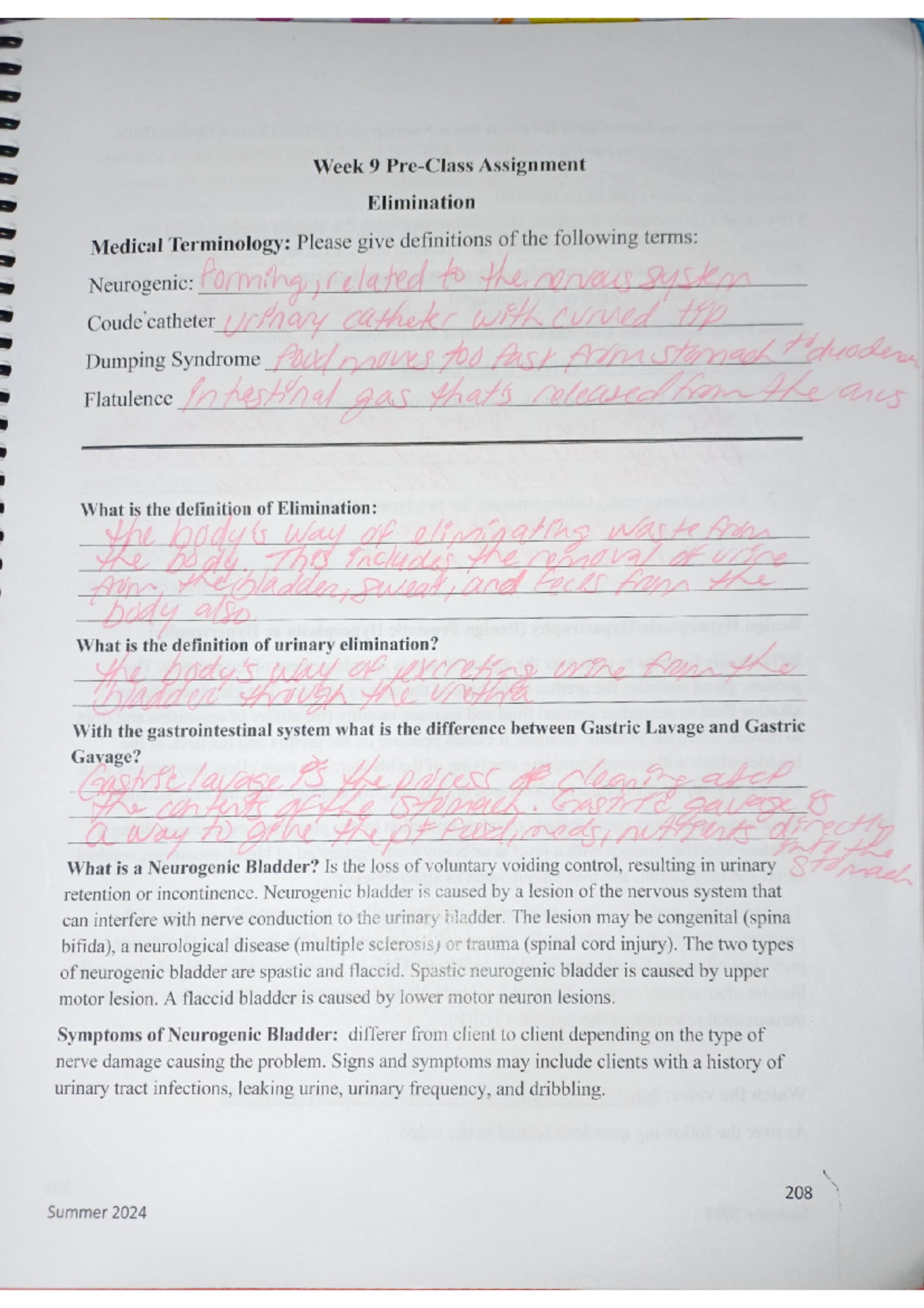PDF Scanner 050924 10 - homework - Week 9 Assignment Elimination ...