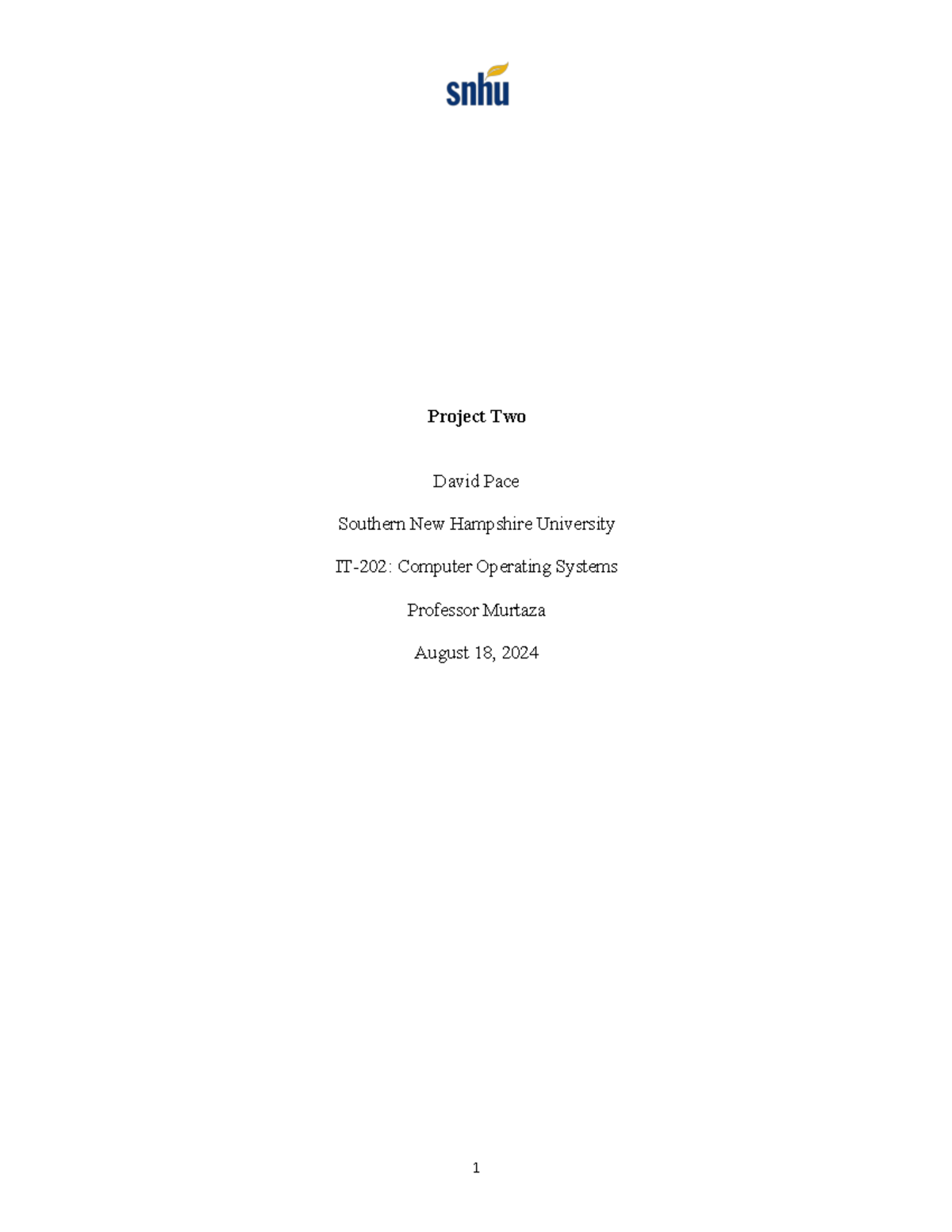IT 202 Project Two Knowledge Base Document Template - Project Two David ...