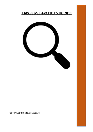 Civil Notes - LAW 331- CIVIL PRACTICE & PROCEDURES COMPILED BY NIDA ...