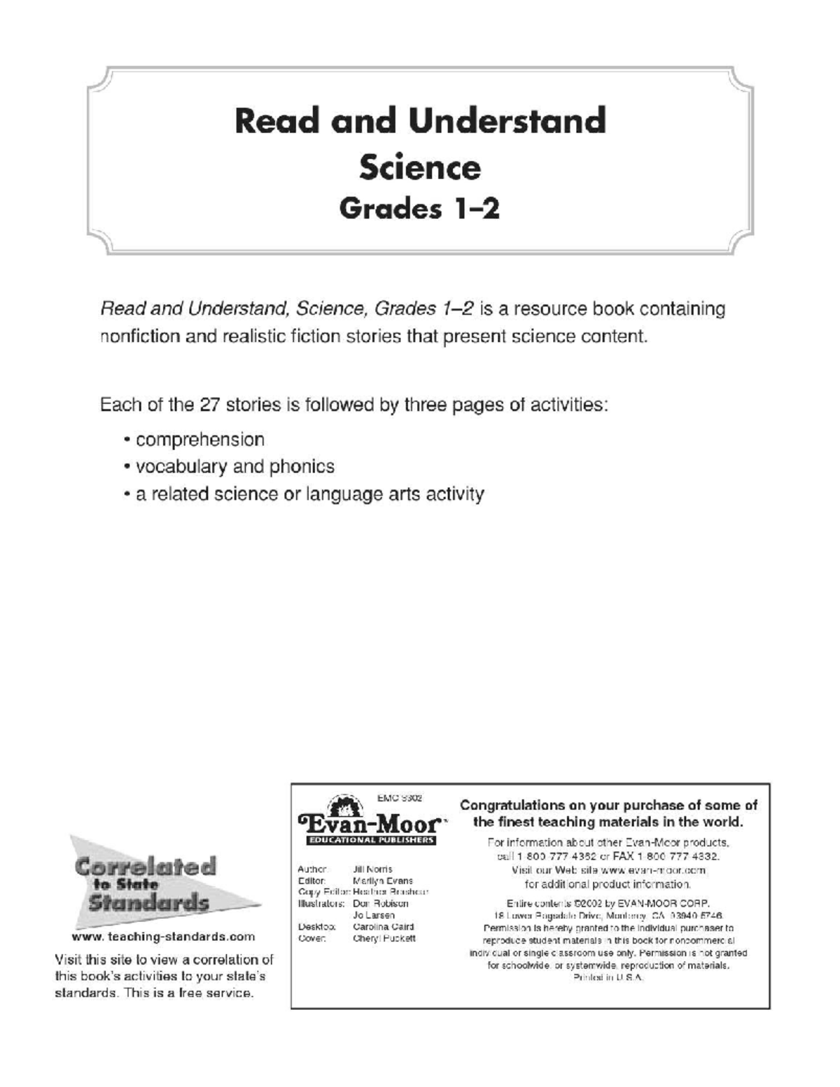 Read and Understand Science, Grades 1-2 ( PDFDrive ) - Read and ...
