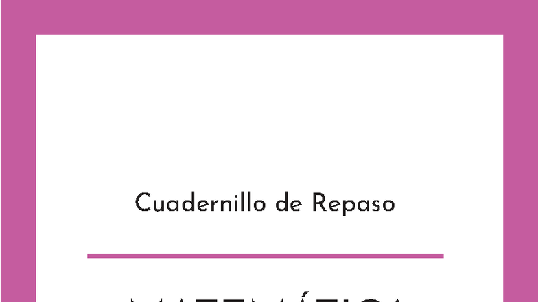 Cuadernillo de Repaso MATEMÁTICA: Probabilidad y Estadística 2020 - Studocu