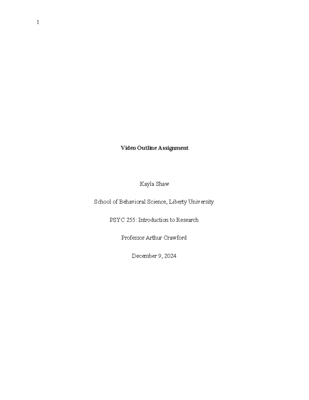PSYC 255 Video Outline: Exploring Solitary Confinement Effects - Studocu