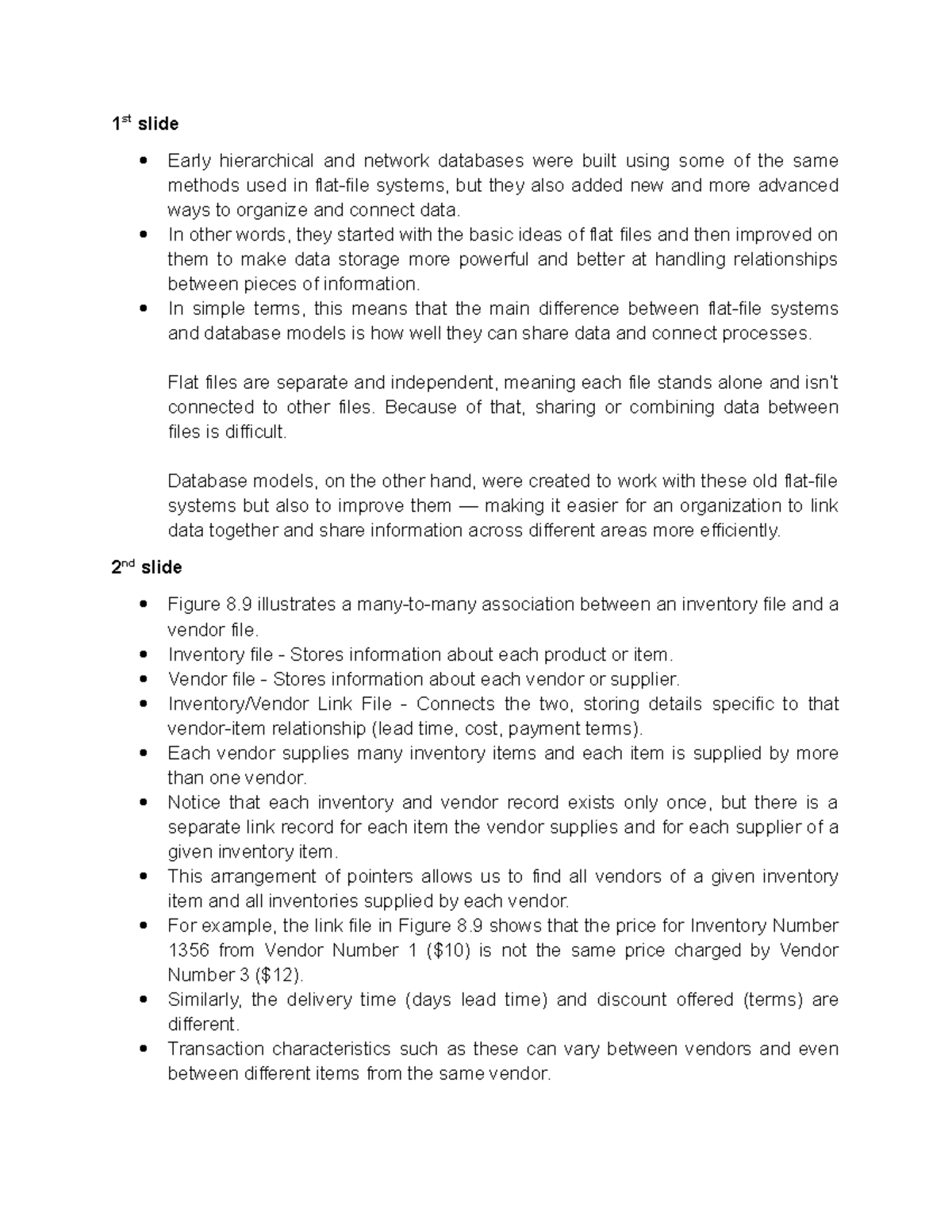 Database Models and Operations: A Comprehensive Overview - Studocu
