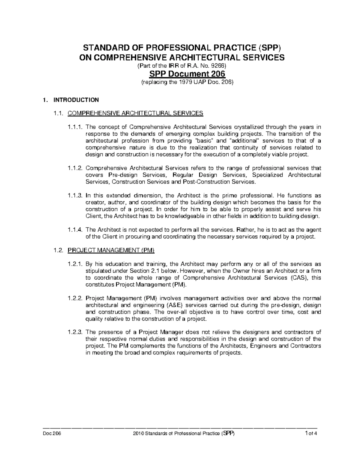 SPP 203 - Philippine Standards of Professional Practice 203 ...