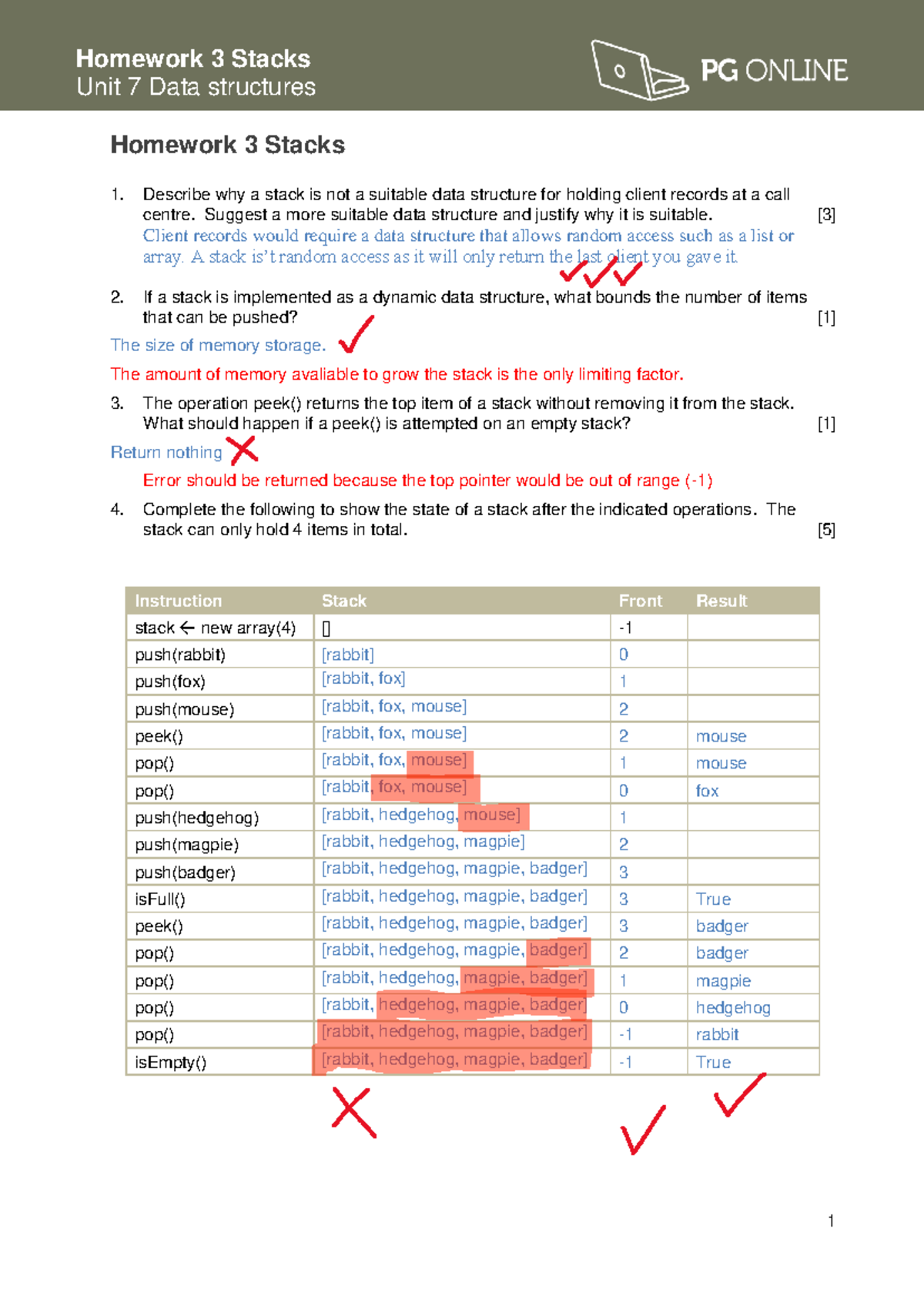 Data Structures Homework 3: Understanding Stacks and Their Applications ...