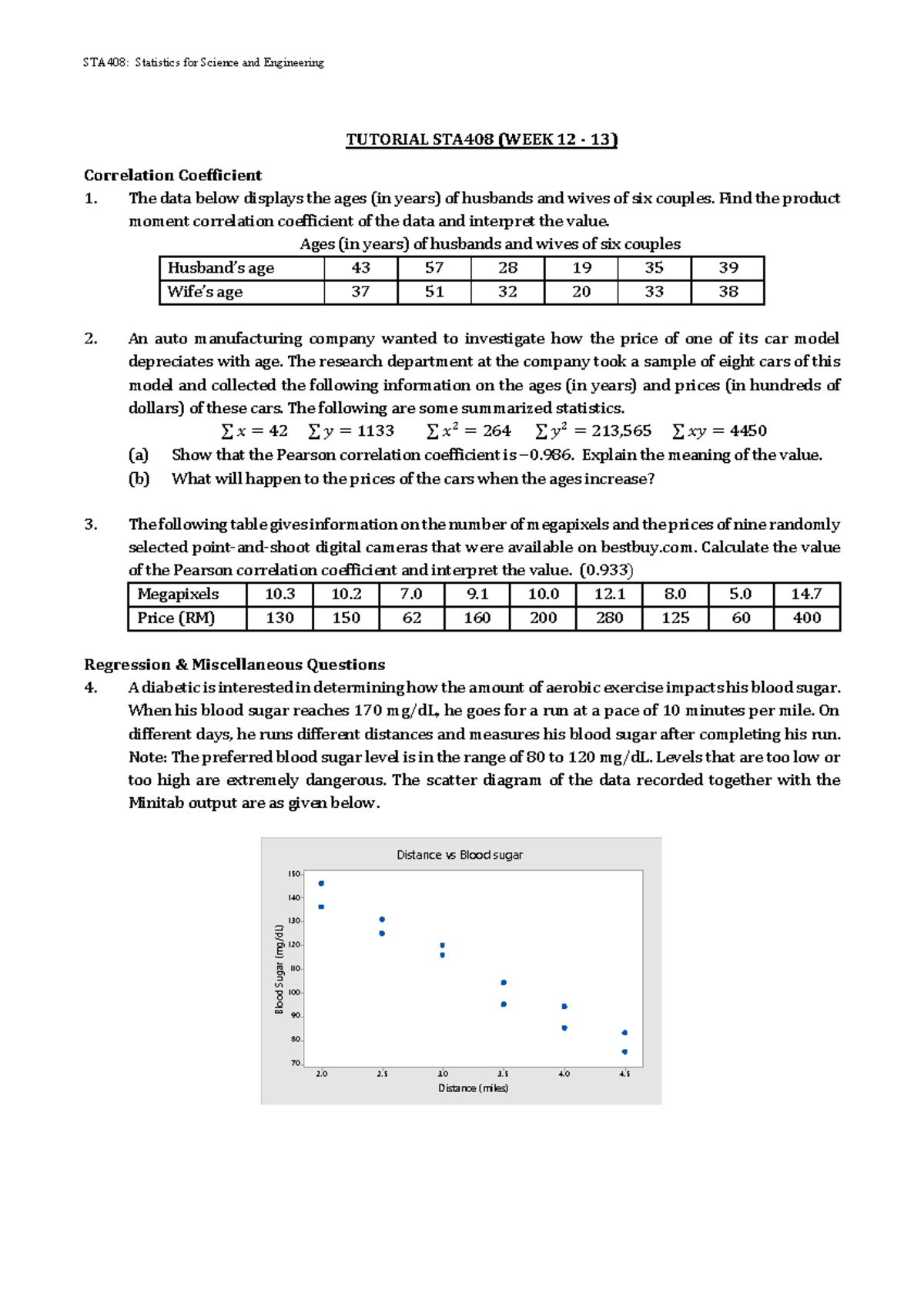 Tuto W12 W13 - buat sampai pandai - STA408: Statistics for Science and ...