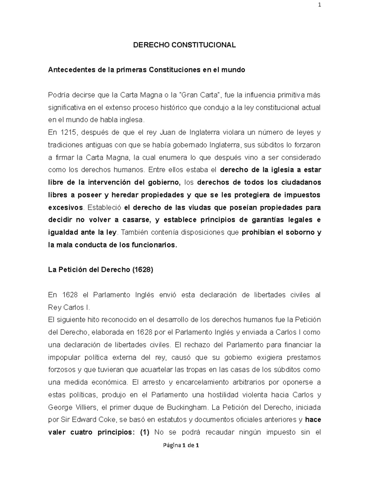 Estudio de las Constituciones Históricas en el Mundo y su Influencia ...