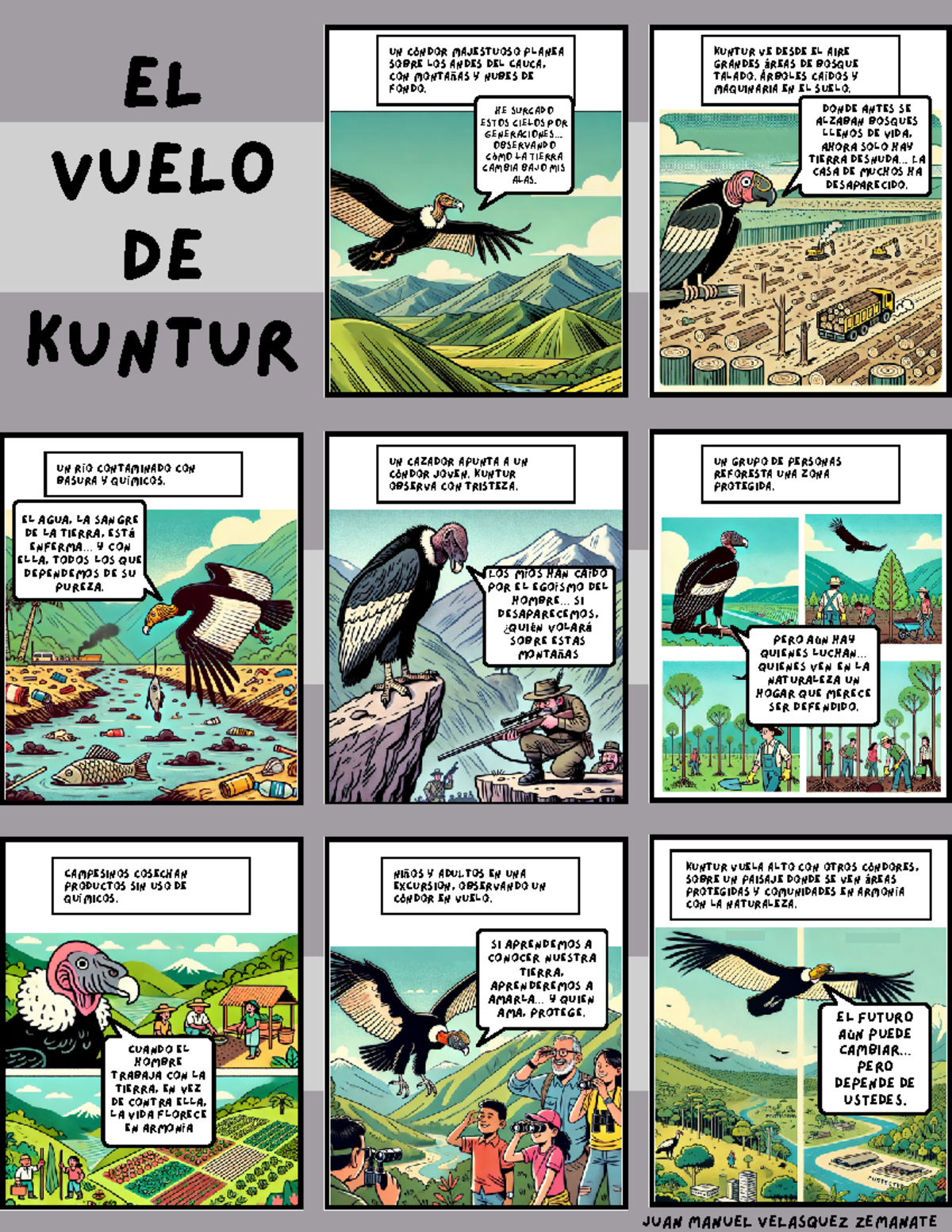 EL Vuelo DE Kuntur - sisisisis - Un cóndor majestuoso planea sobre los Andes del Cauca, con ...