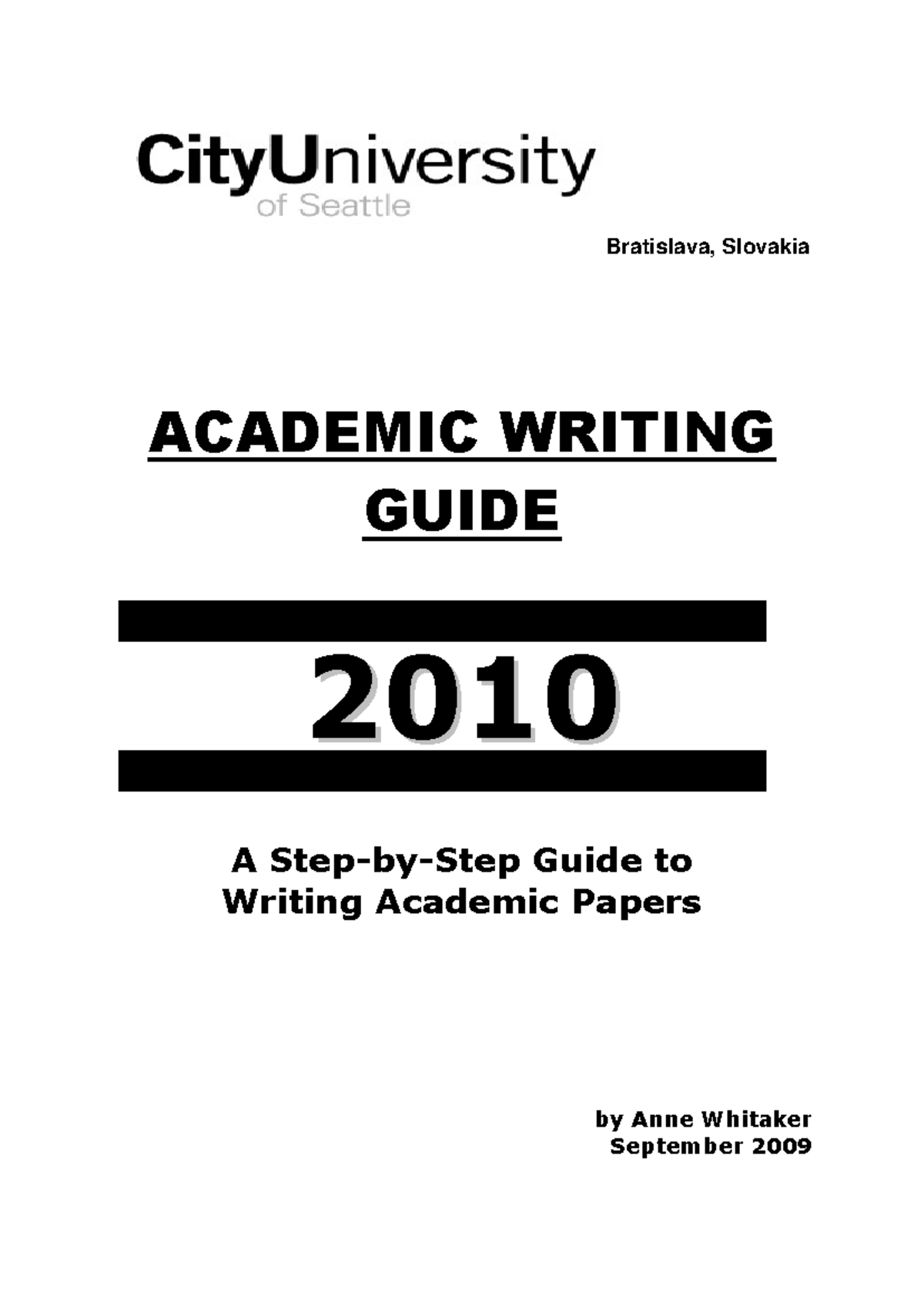 Academic Writing Guide (22001100): Step-by-Step Paper Writing Tips ...