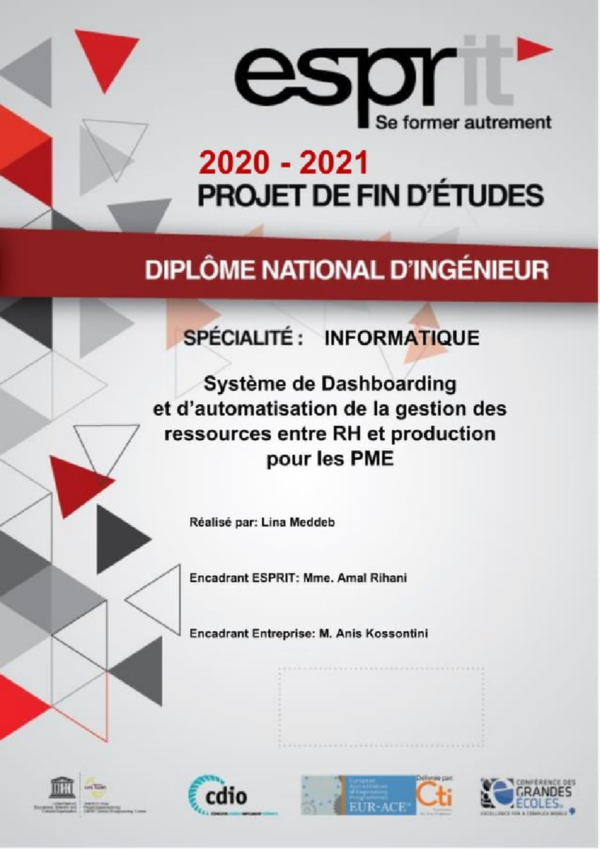 PFE Informatique - Système de Dashboarding pour PME - Rapport Final ...