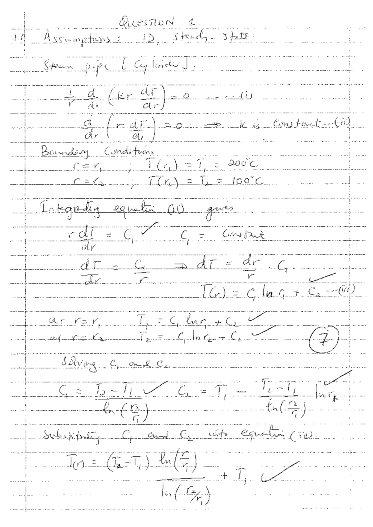 Memo HTR470S - Heat Transfer Tutorials and Problem Solutions - Studocu