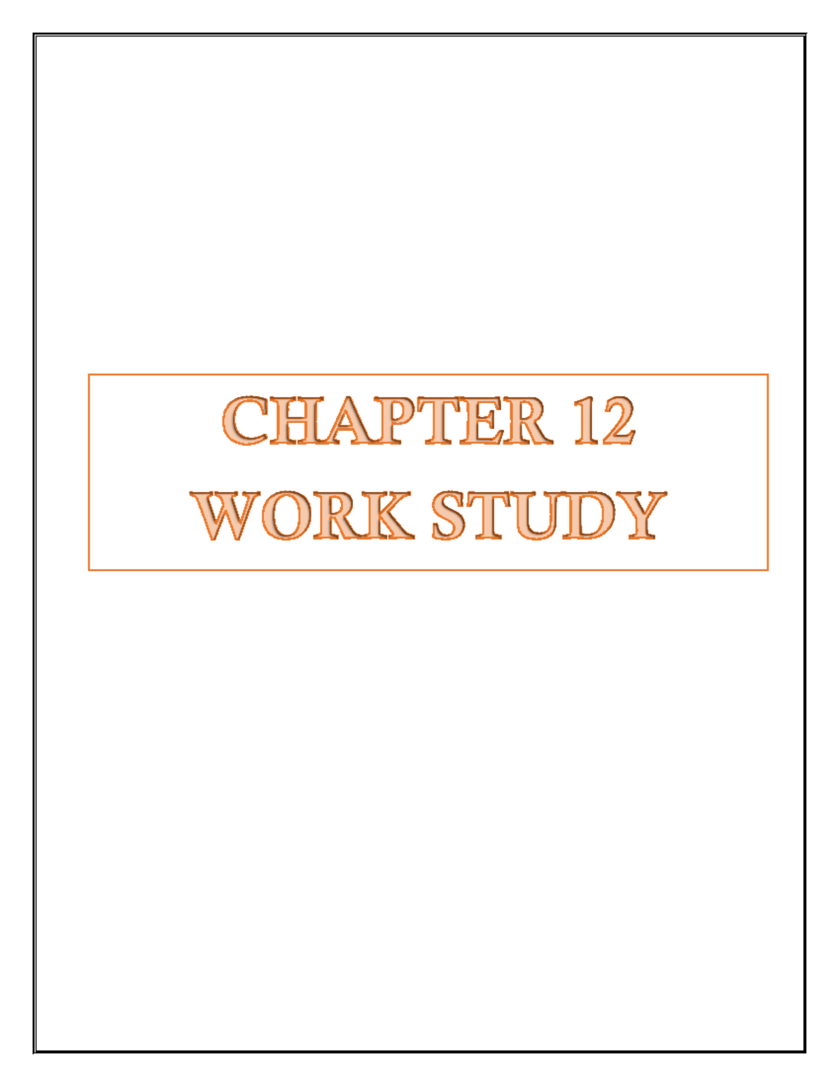 13.Work Study (Final) - Efficiency and Techniques in Textile Industry ...