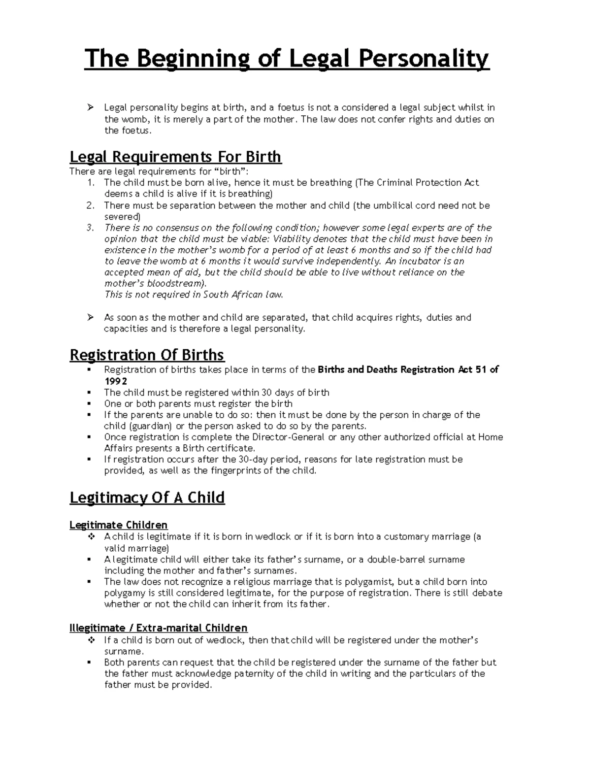 Chapter 01 - Concept of Legal Personality - The Concept of Legal ...