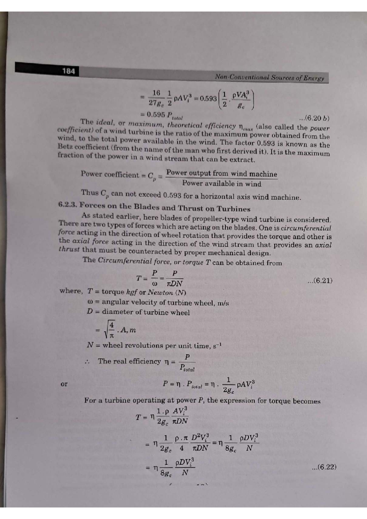 Unit 3: Wind Energy - Sources, Efficiency, and Design Considerations ...