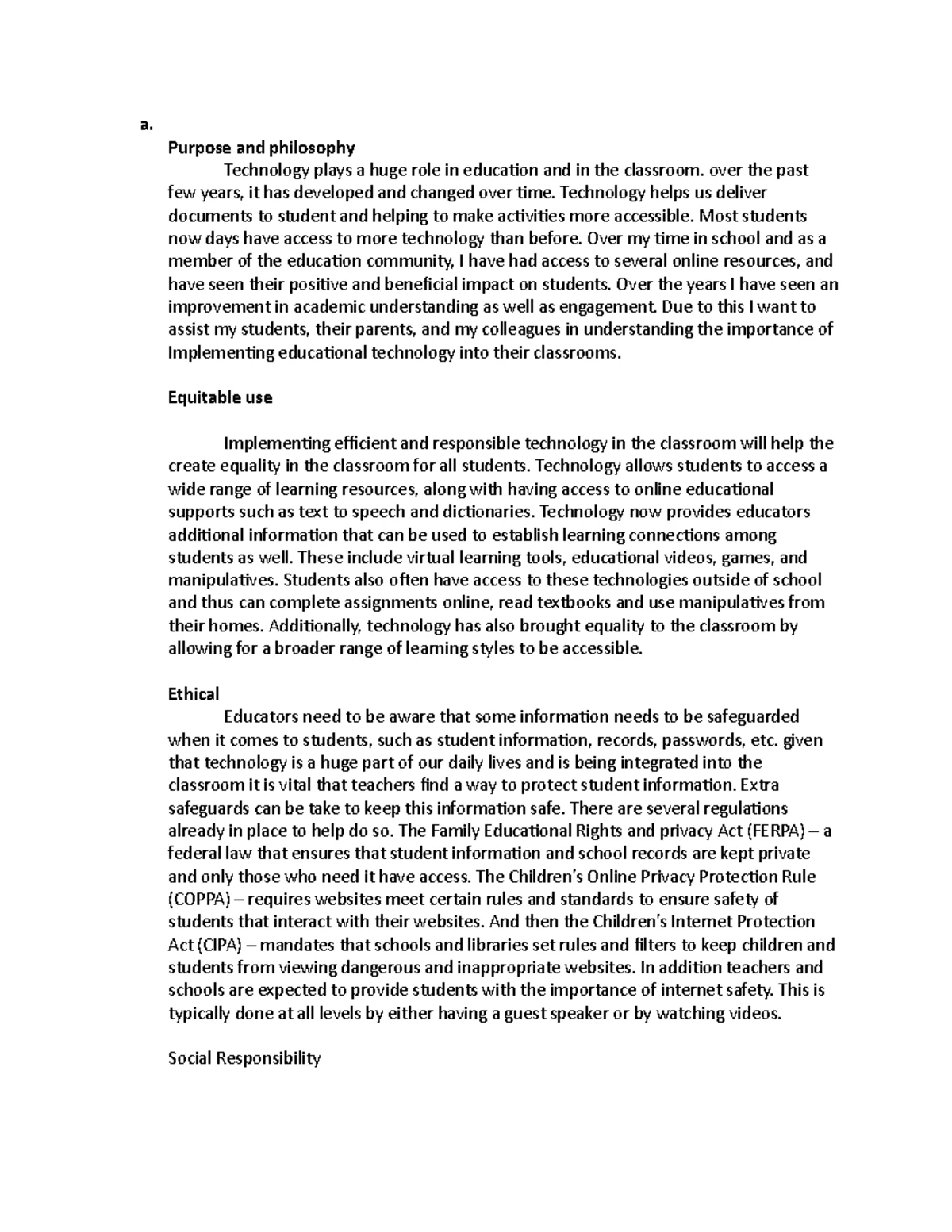 D092 Task 1: Overcoming Classroom Tech Challenges and Strategies - Studocu