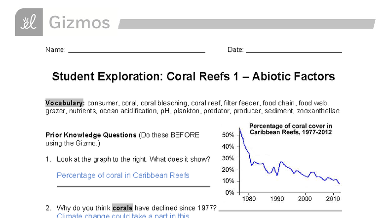 Coral Reef Ecosystem: Abiotic Factors & Species Interactions (BIO101 ...