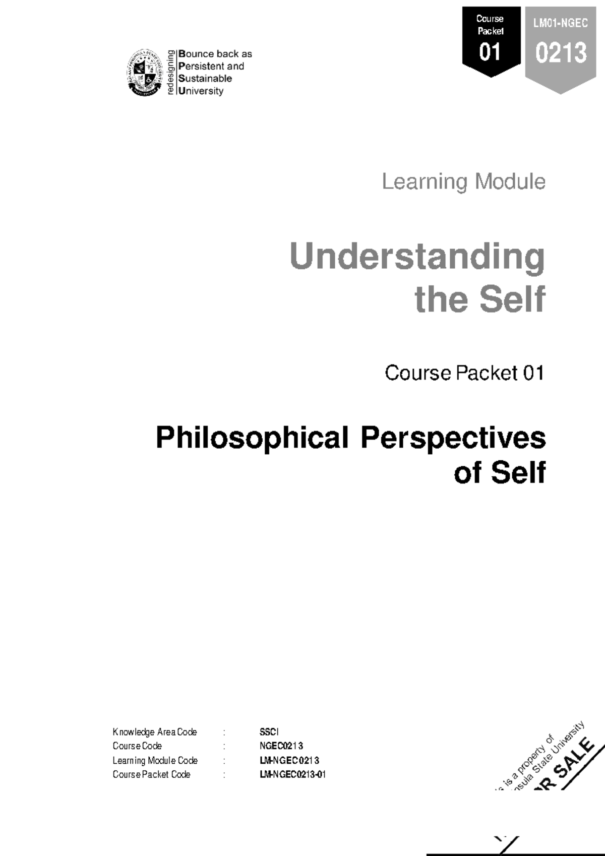 UTS Packet 1 - Philosophy - BPoblete - Packet 01 LM01-NGEC 0213 ...