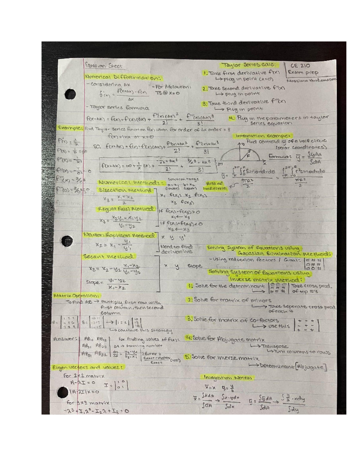 CE 210 - Midterm Exam #1 Comprehensive Study Guide - Studocu