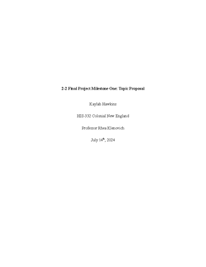 HIS 340 Final Project Milestone 1: Women's Roles in Civil Rights ...