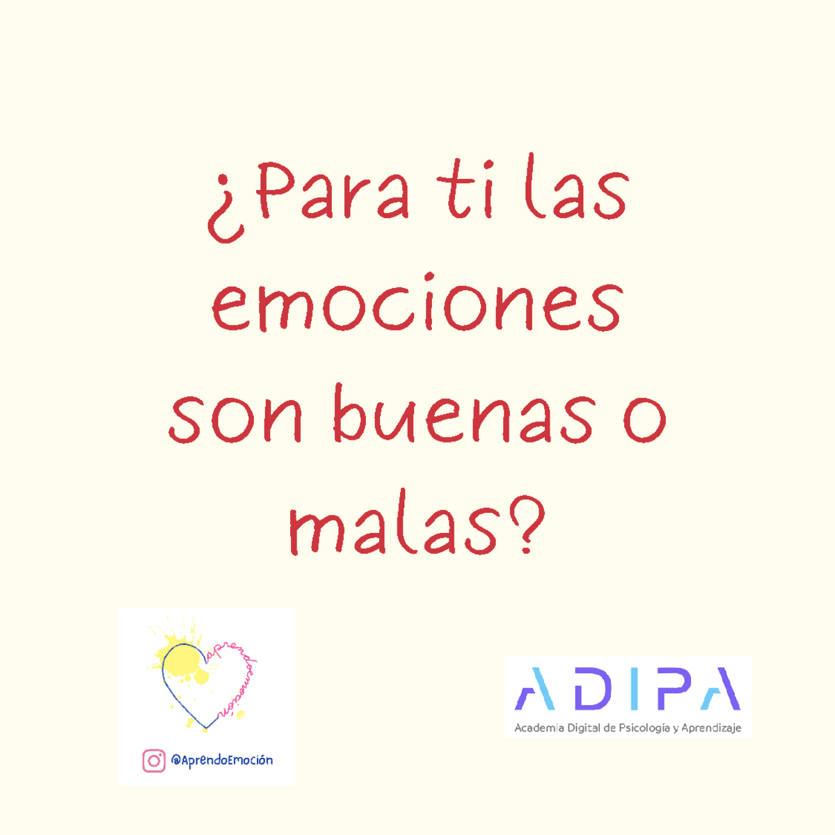 ¿Para ti las emociones son buenas o malas - ¿Para ti las emociones son ...