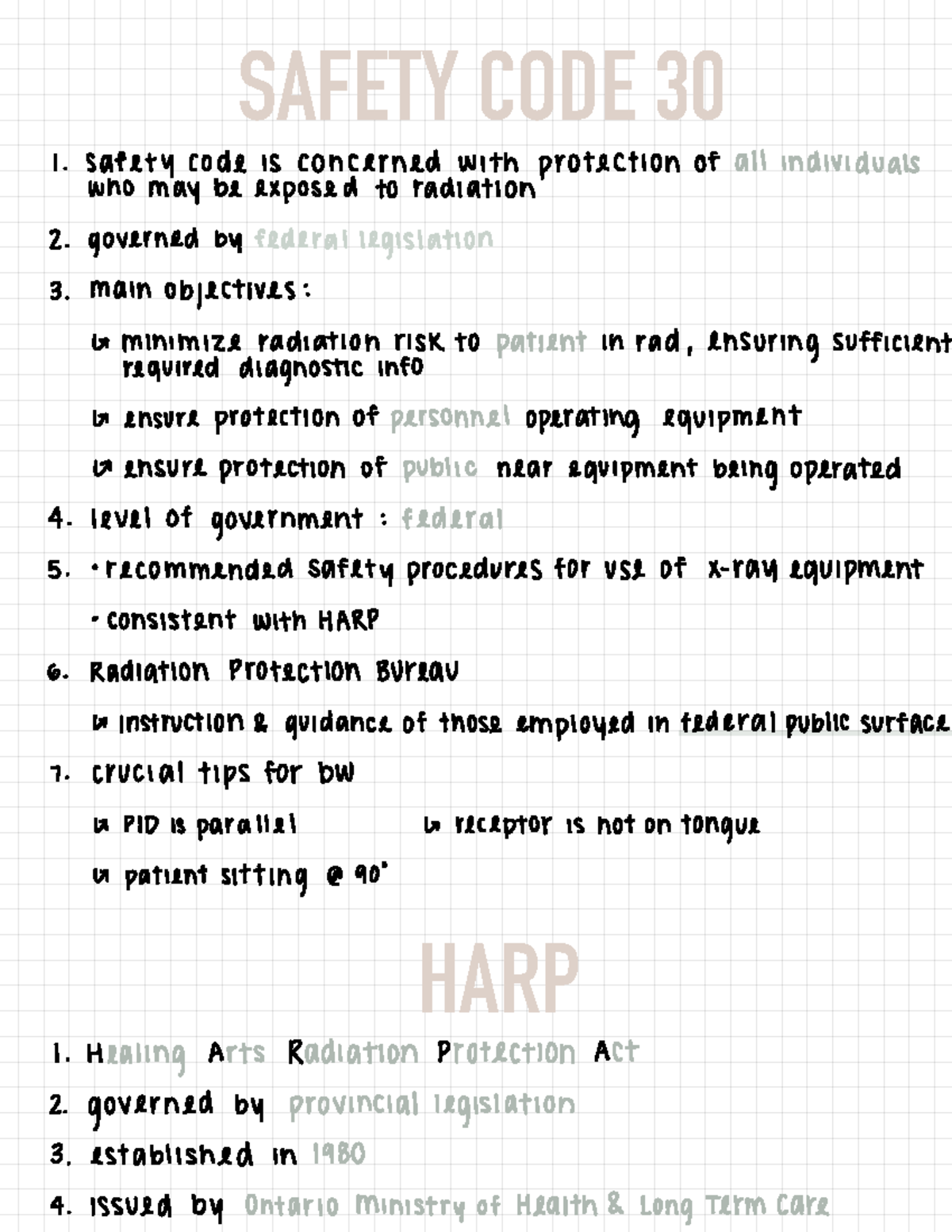 Radiography I Test 1 Review: Safety Codes and Imaging Techniques - Studocu