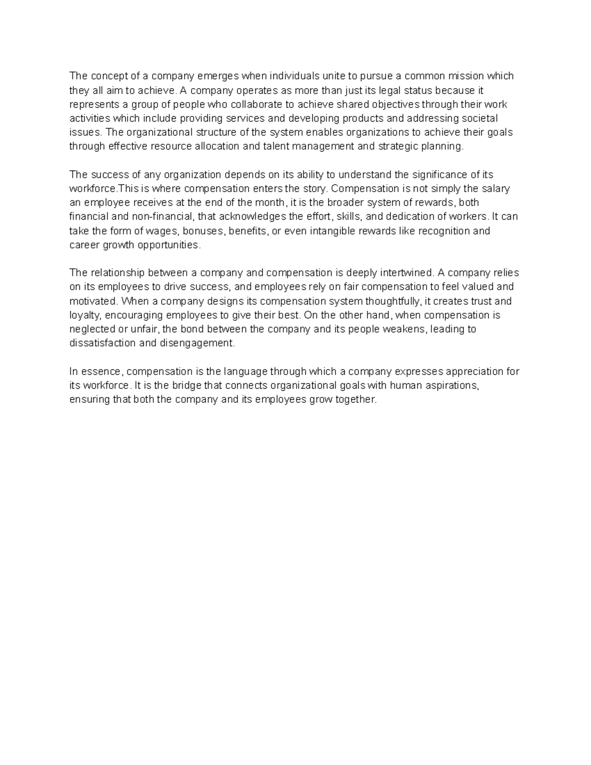 COMP 101: Understanding Compensation and Its Role in Company Success ...