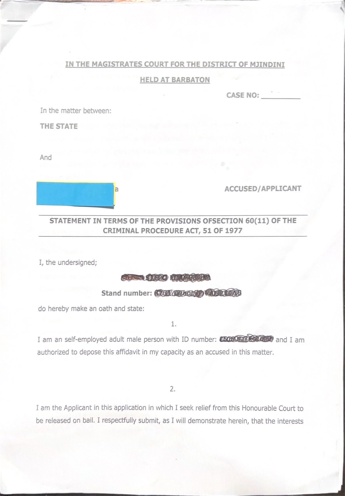 Bail Application Overview and Key Considerations - Studocu