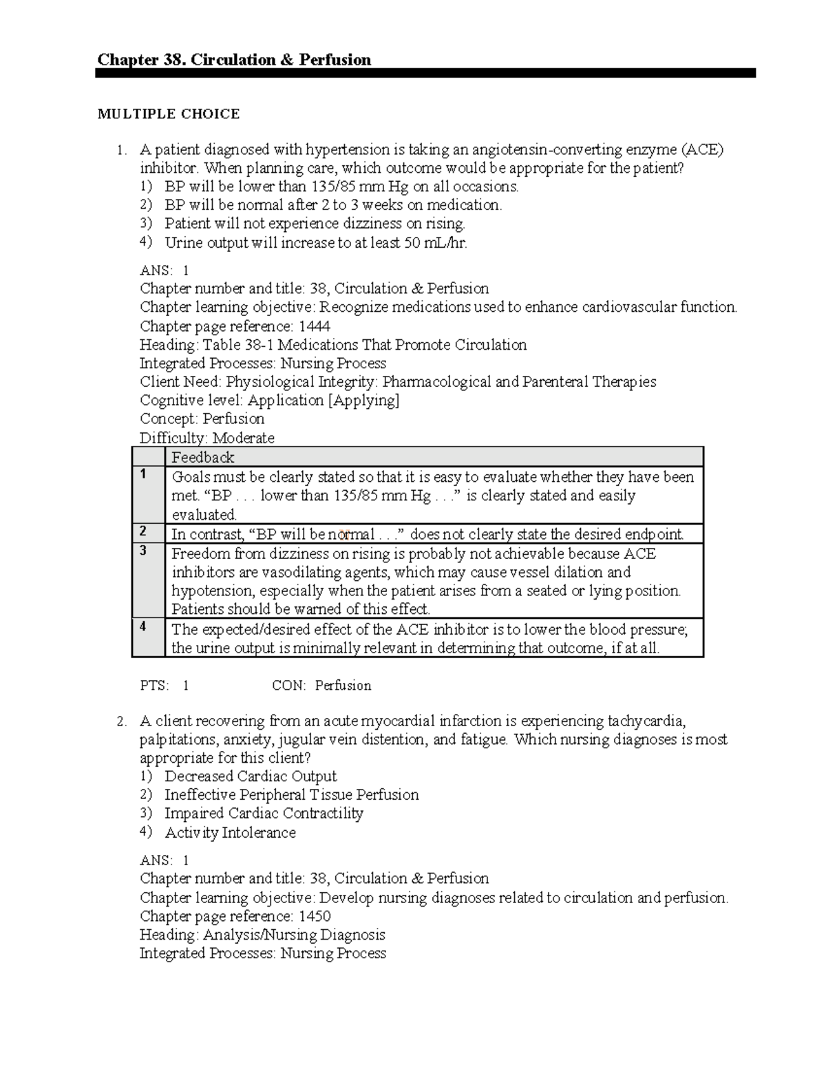 Chapter 38: Circulation & Perfusion - Key Concepts and Nursing ...