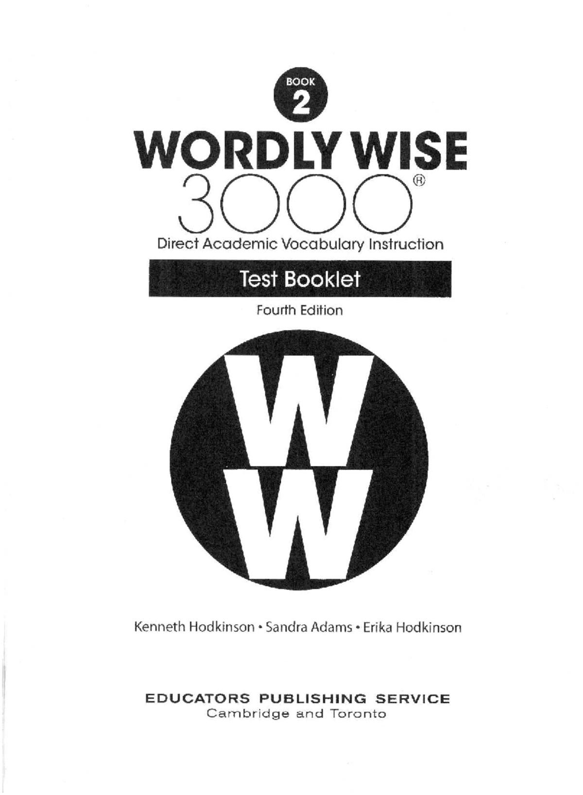 Wordly Wise 2: Basic Vocabulary Practice for Year 2 - Studocu