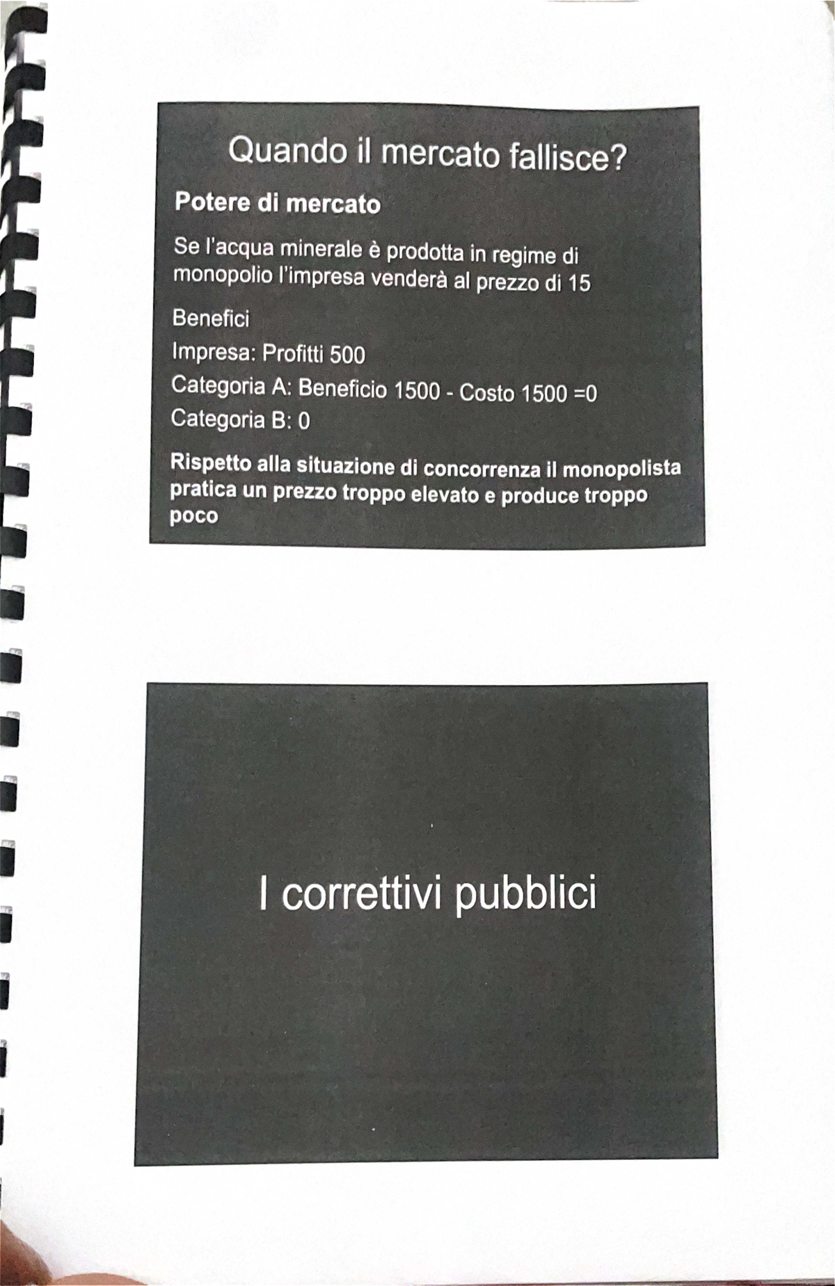 Economia Pubblica 3: Monopolio e Esternalità nel Mercato - Studocu