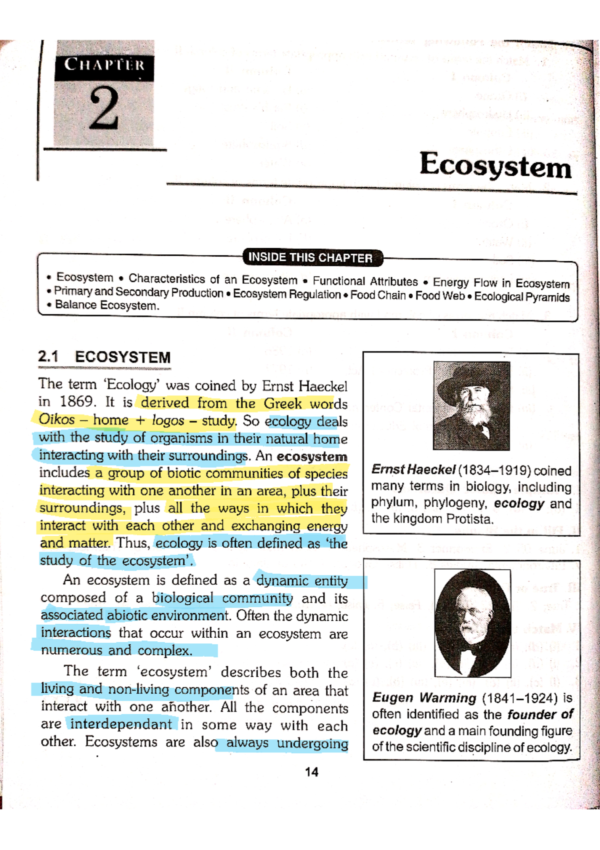 EVS Notes for 2nd Year Environmental Science Students - Studocu