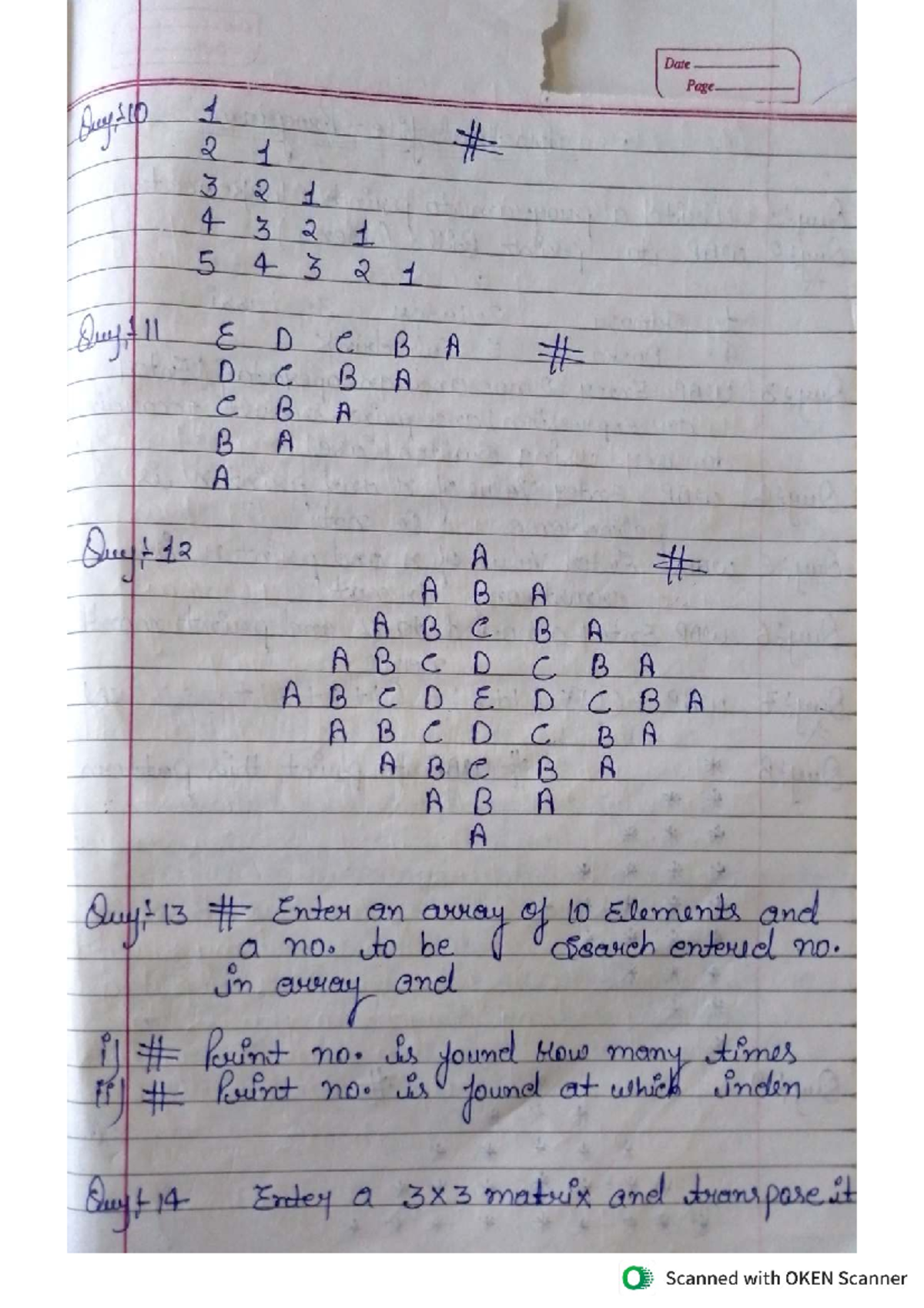 C-Practical File Programs: Exercises & Solutions (C-101) - Studocu