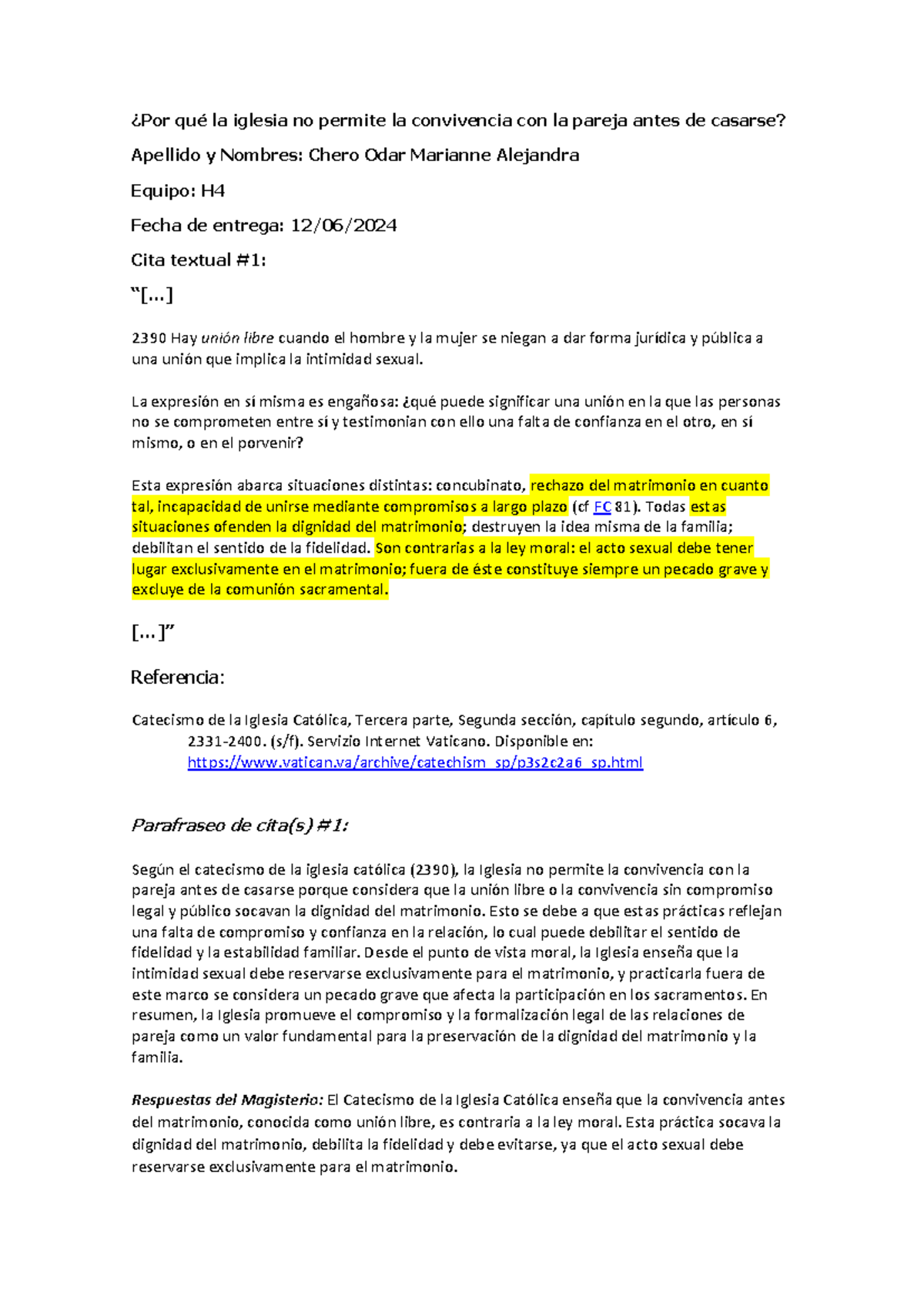 H4 - Chero ODAR Marianne Alejandra - AC3 Analysis on Church's Stance on ...